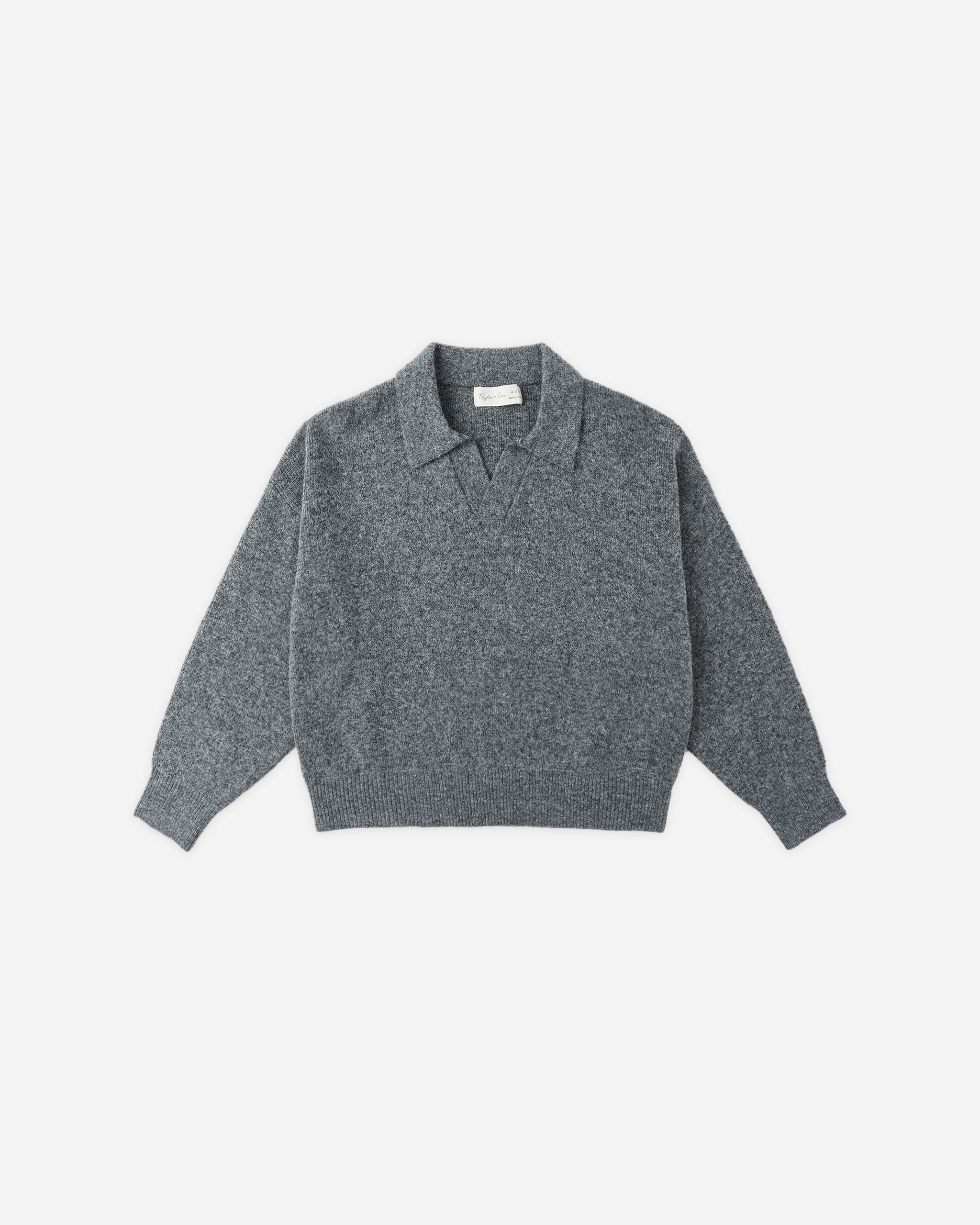 Collared Sweater || Heathered Grey – Rylee + Cru Japan