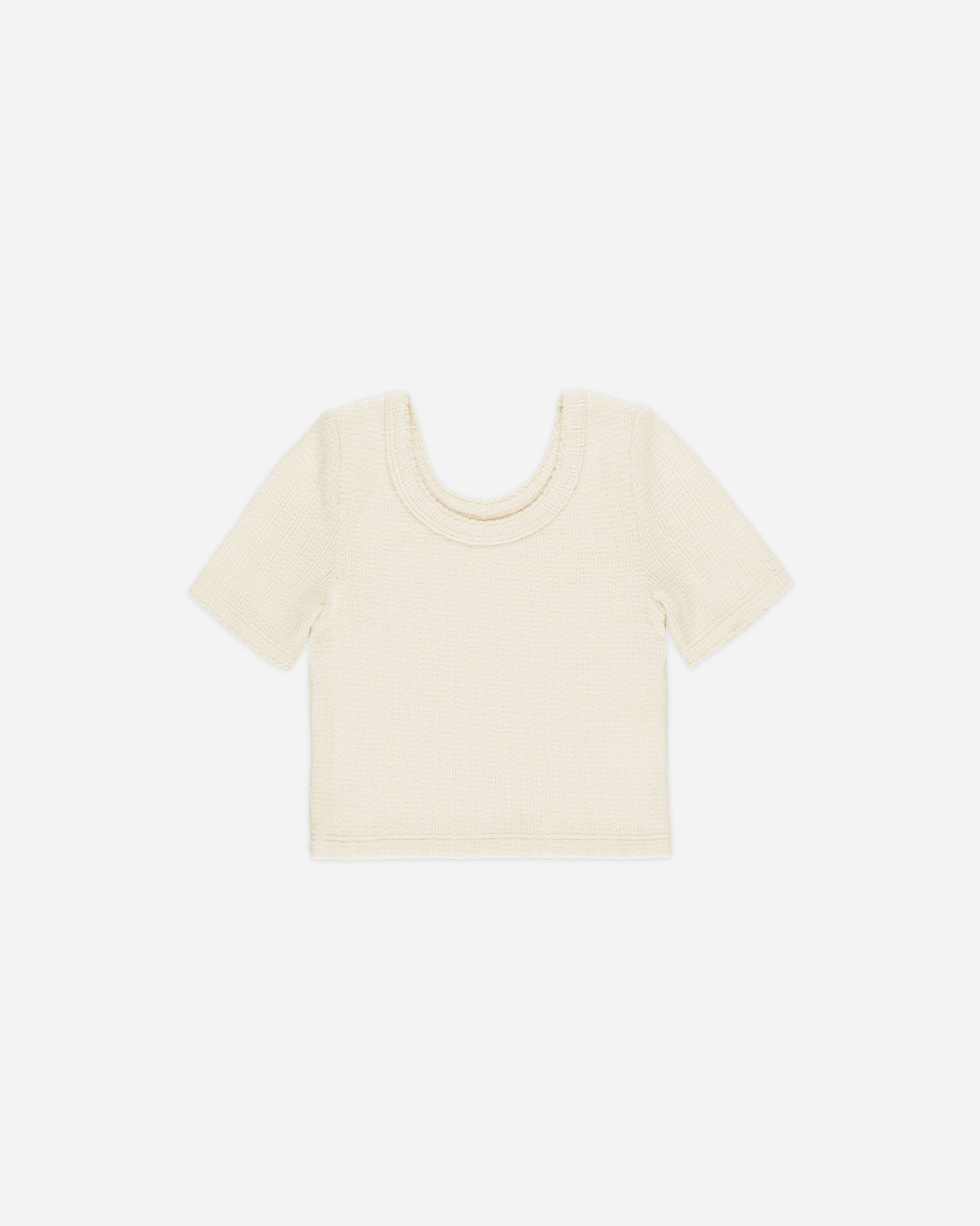 Scallop Tee || Natural – Rylee + Cru Japan