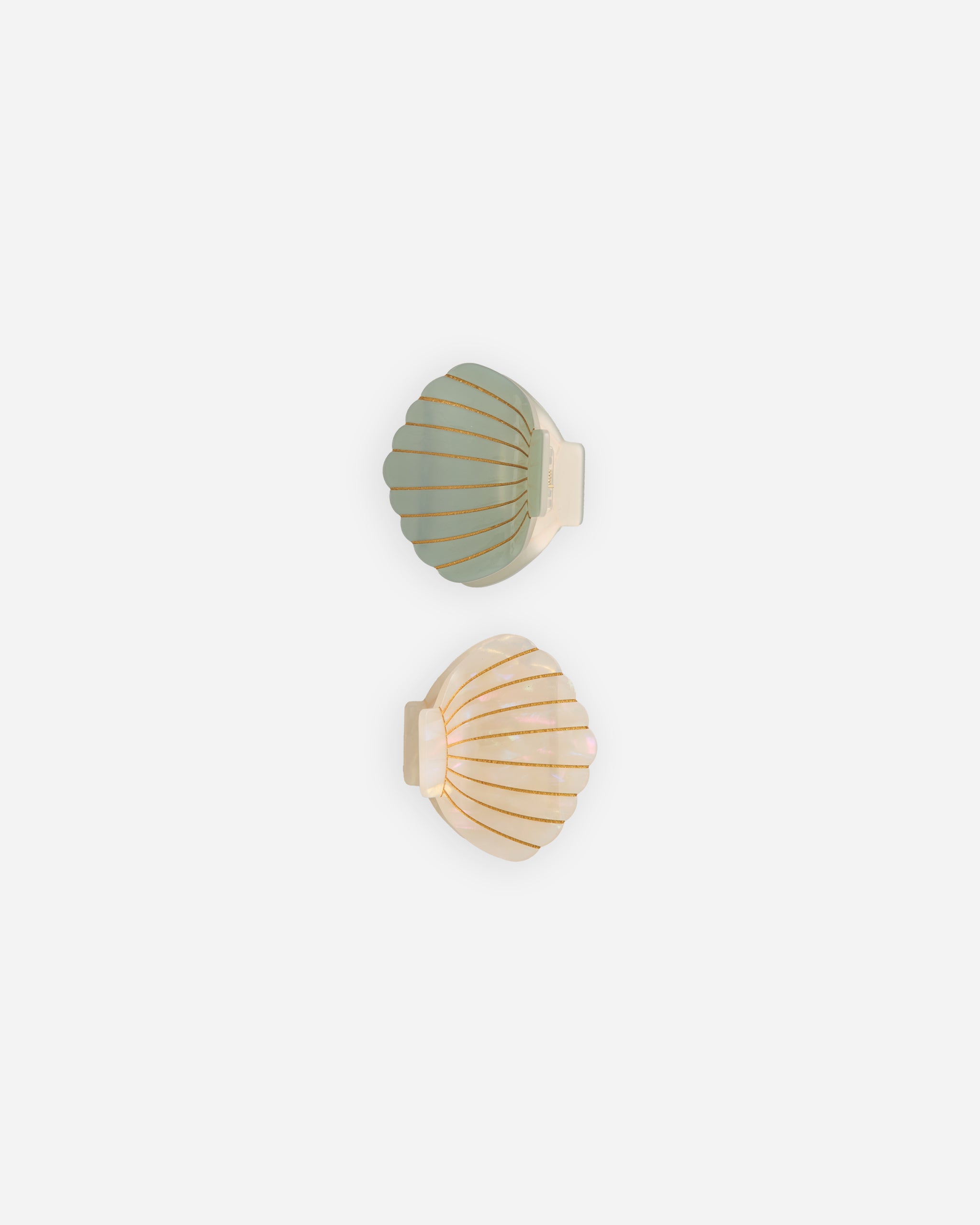 Shell Clip Set Seafoam, Natural – Rylee + Cru Japan